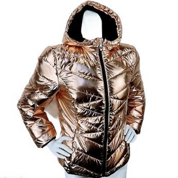 Spyder | Jackets & Coats | Nwt Spyder Alyce Thermaweb Rose Gold Puffer ...